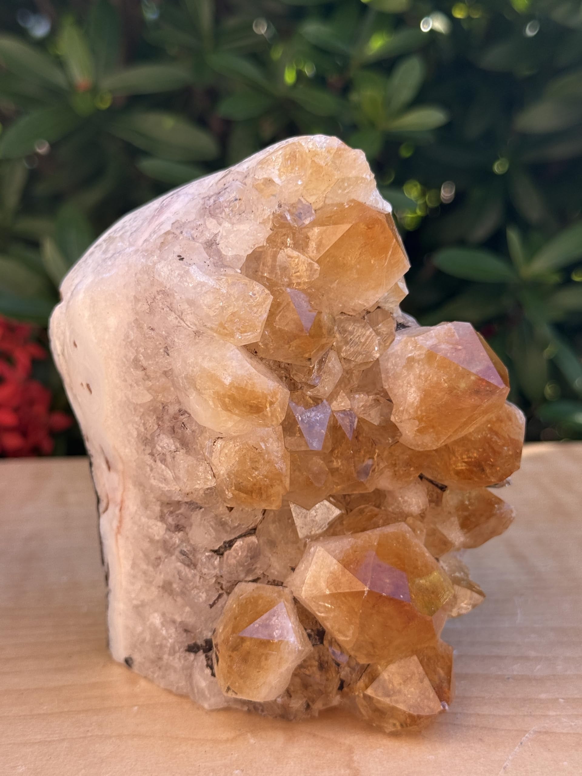 Finely Polished Citrine Clusters With Cut Base | Honey Citrine Quartz ...