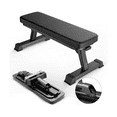 Finer Form Workout Folding Bench for Small Spaces, Multi-Purpose Weight ...
