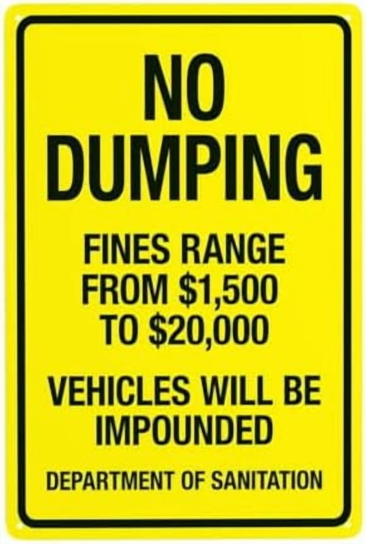 Fines Range From $1500 To $20000 Vehicles Will Be Impounded Department ...