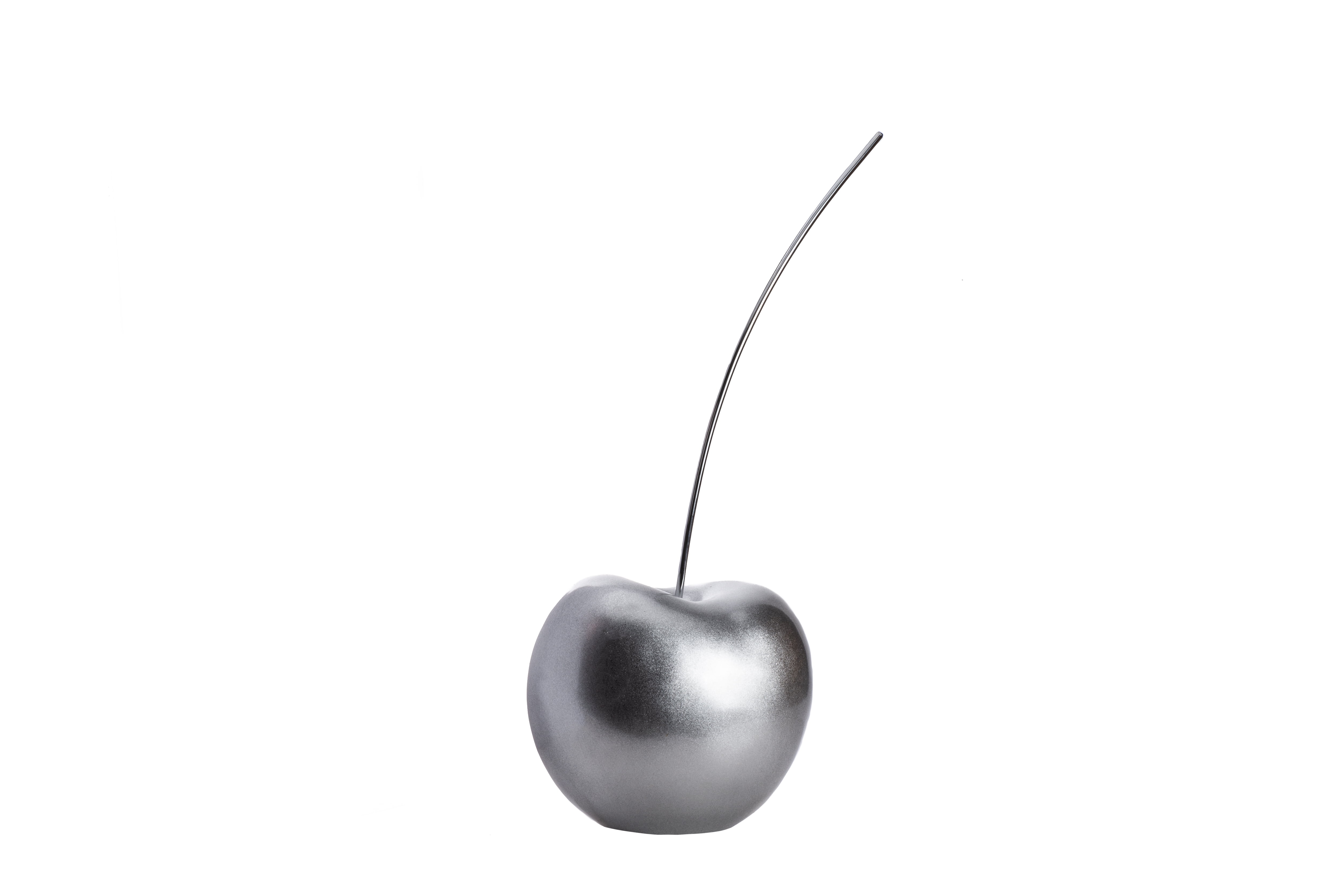 Finesse Decor Modern Cherry Resin Sculpture, Silver - Walmart.com