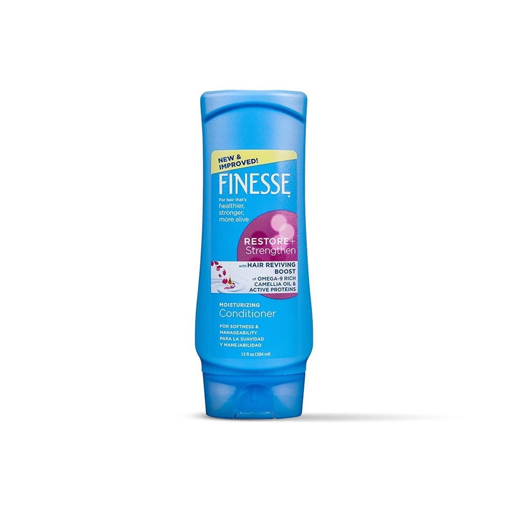 Finesse Moisturizing Conditioner, 13 fl oz for Hair Types with Smooth ...