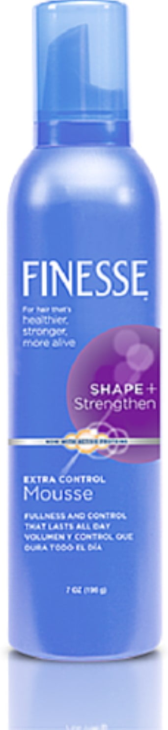 Finesse Shape and Strengthen Extra Control Mousse, 7 oz Pack of 6, Body ...