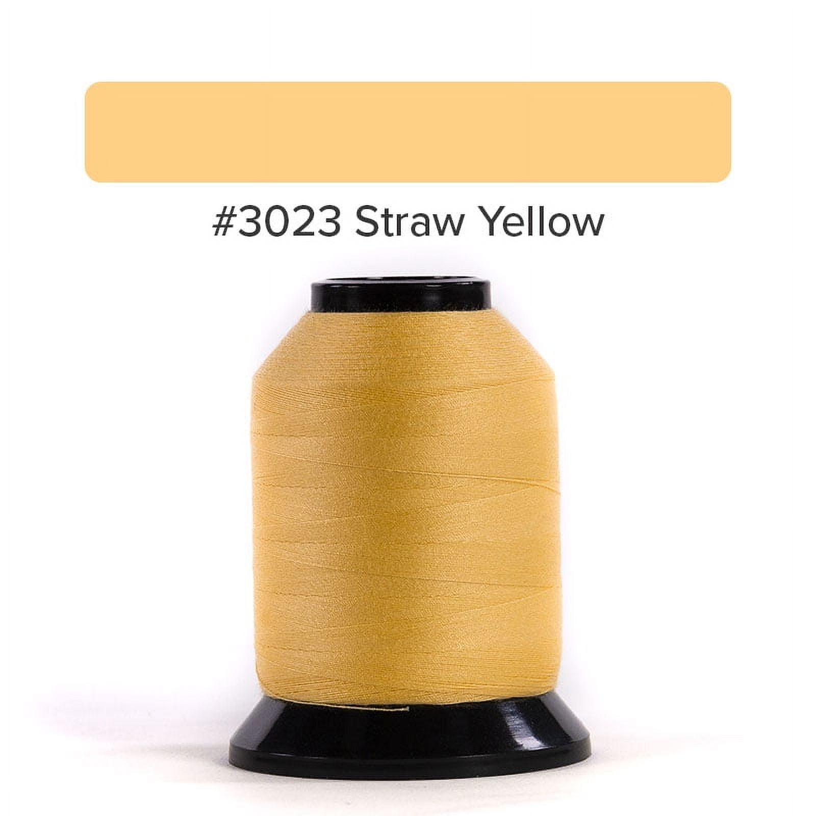 Finesse Thread - Straw Yellow - Solid Yellow - 100% Polyester Thread ...