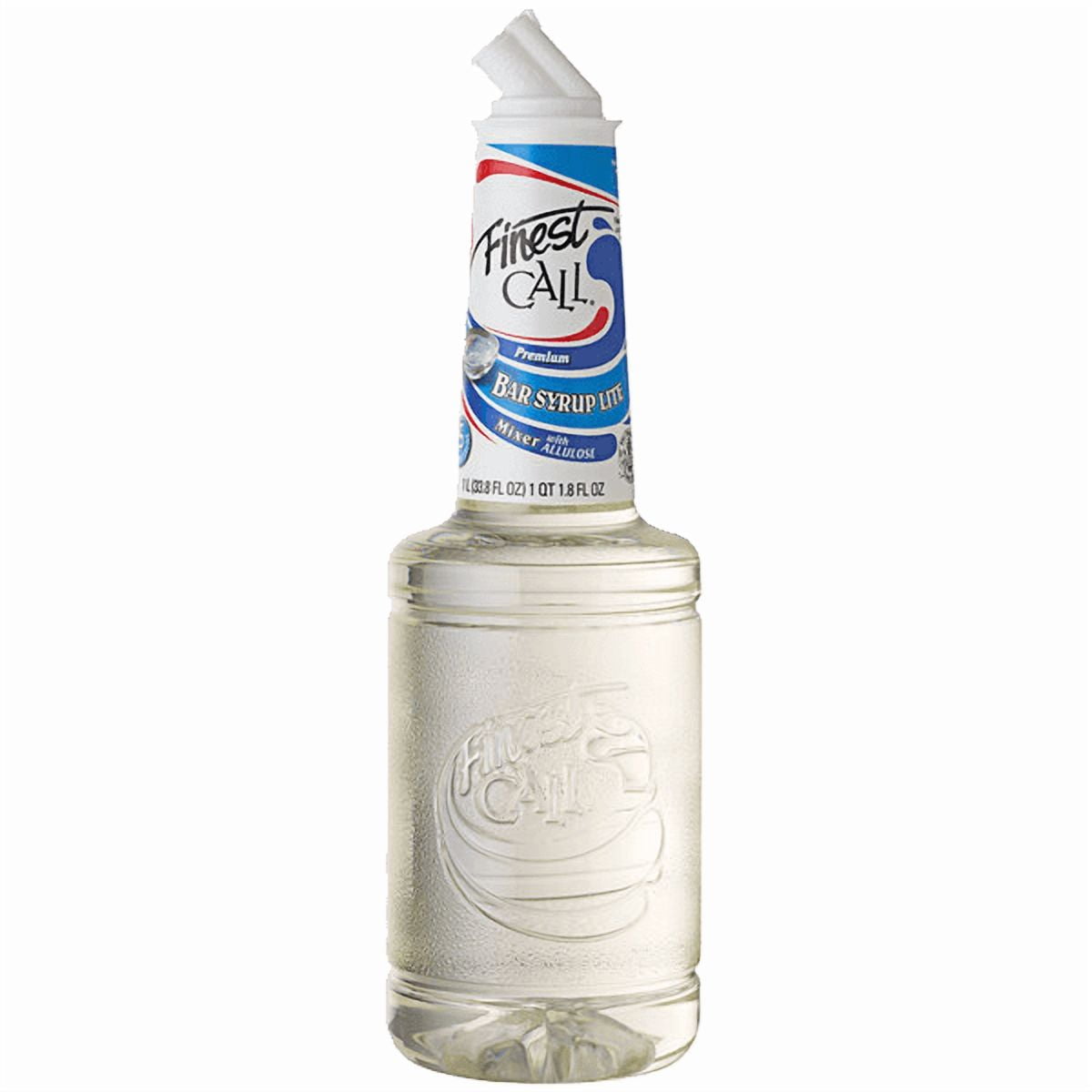 Finest Call Bar Syrup Lite, 1 Liter (33.8 fl oz) Plastic Bottle ...