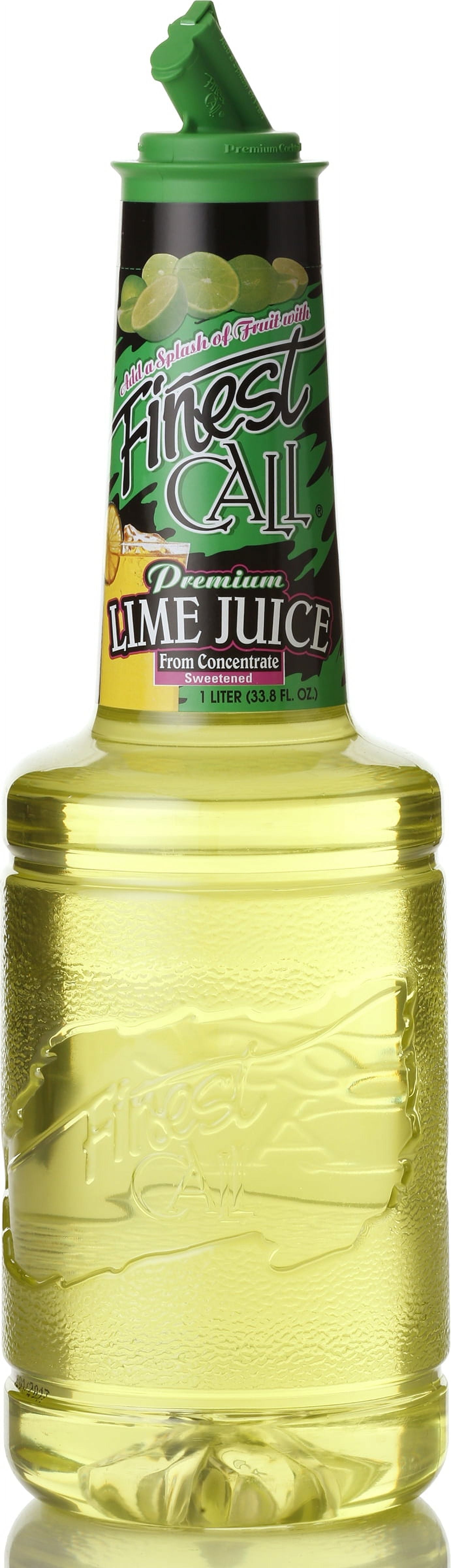 Finest Call 100% Lime Juice, Perfect for Bars and Restaurants, 1 L ...