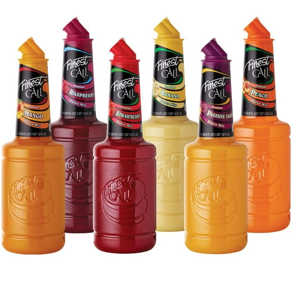 Finest Call Premium Fruit Puree Drink Mix, Mango, Strawberry, Raspberry ...