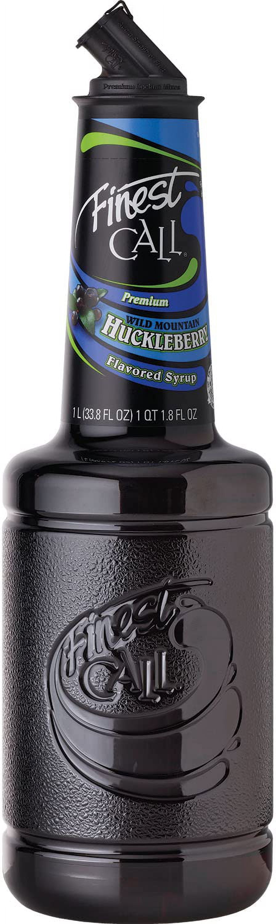 Finest Call Premium Huckleberry Syrup Drink Mix, 1 Liter Bottle ...