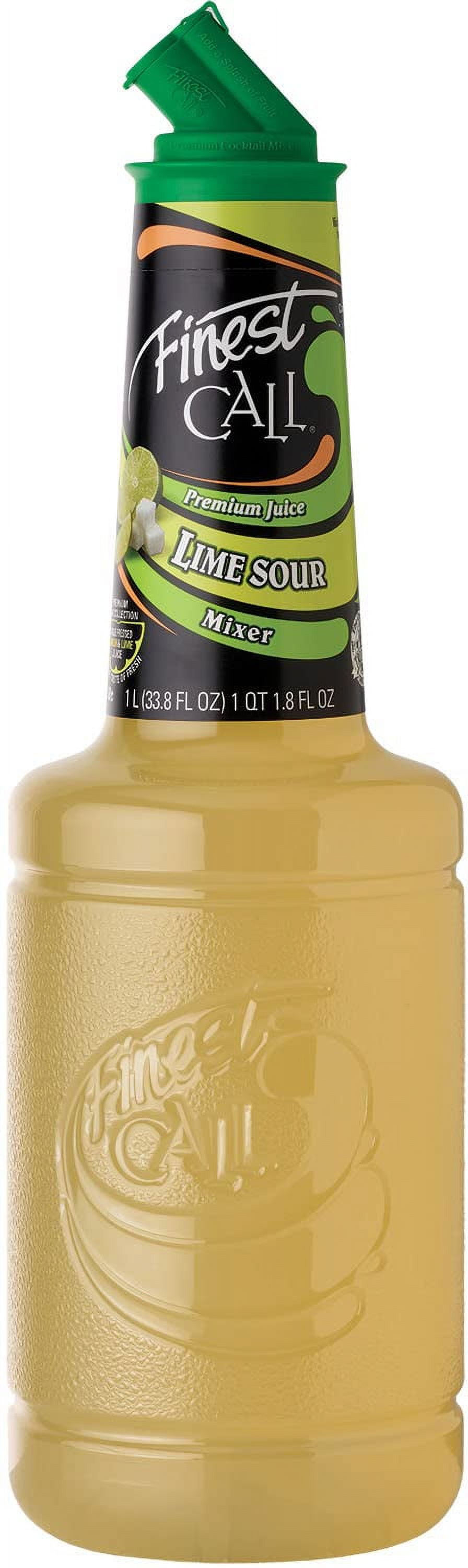 Finest Call Premium Juice Lime Sour Drink Mix, 1 Liter Bottle (33.8 Fl ...