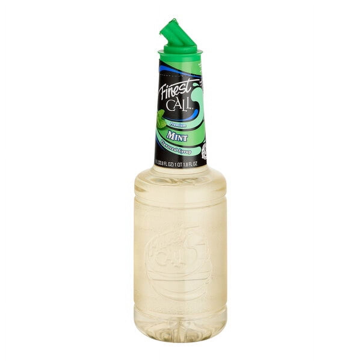Finest Call Premium Mint Syrup - 1 Liter | Bulk Food Service Syrup for ...