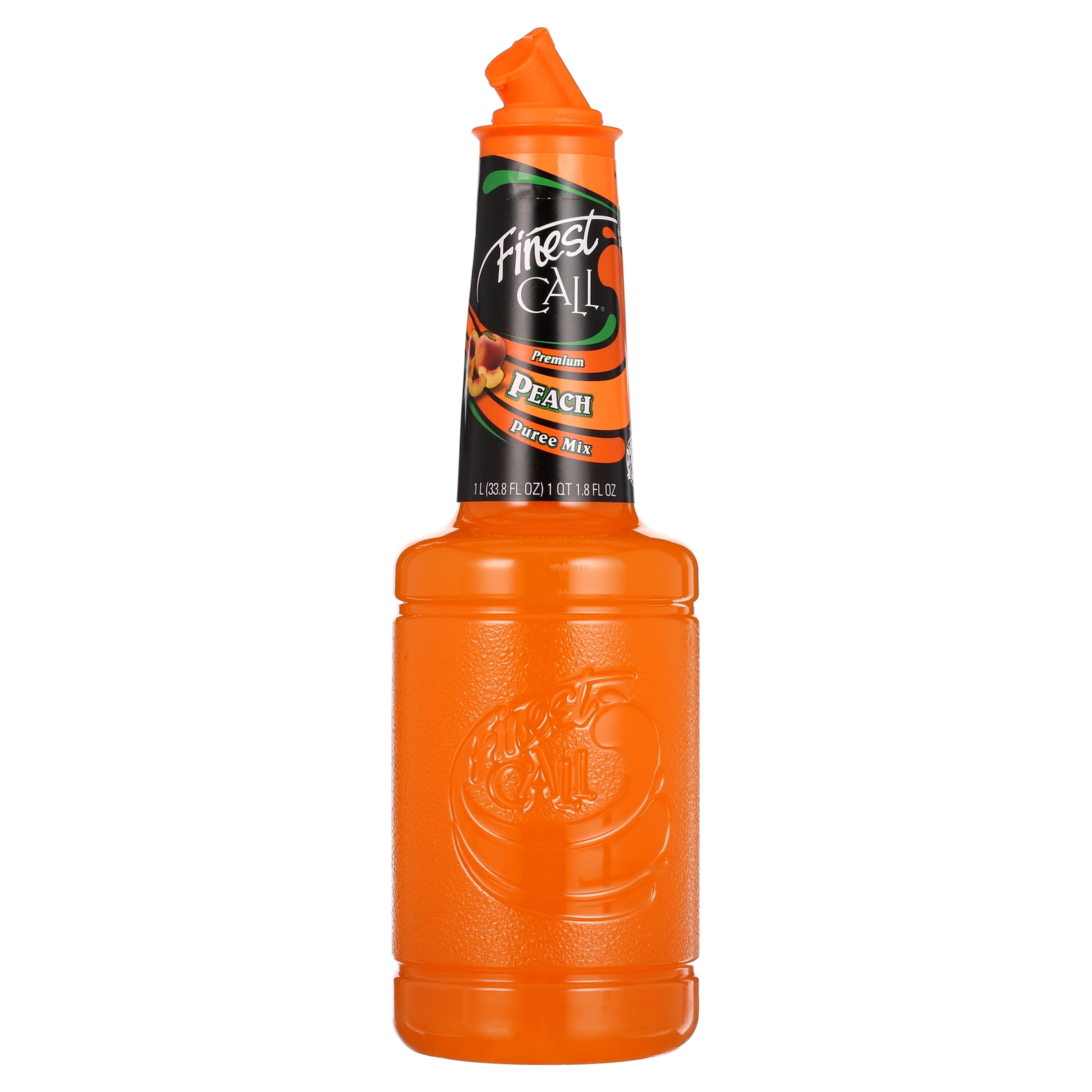 Finest Call Premium Peach Puree Mix, Cocktail Fruit Blend, 1 Liter ...