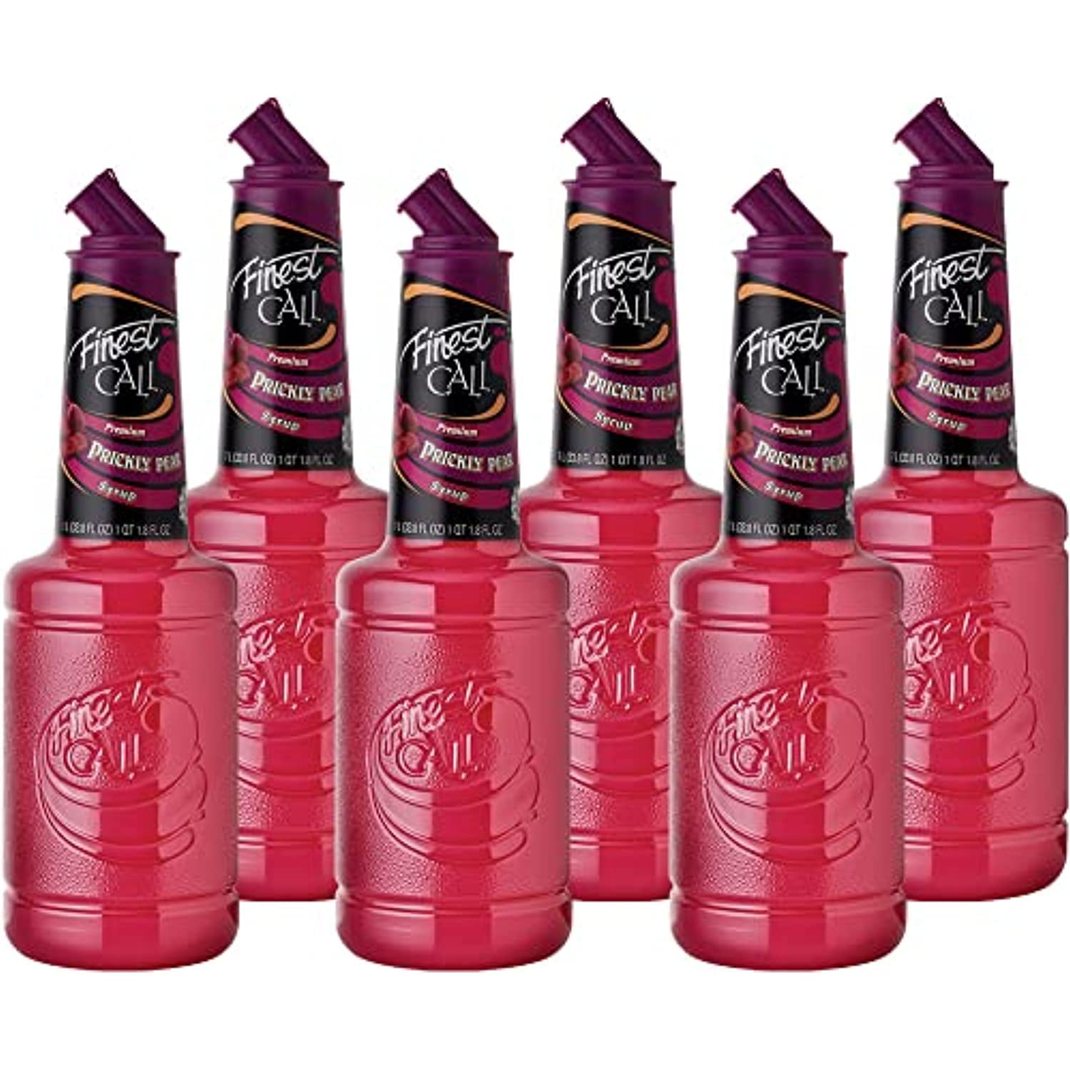 Finest Call Premium Prickly Pear Syrup Drink Mix, 1 Liter Bottle (33.8 ...