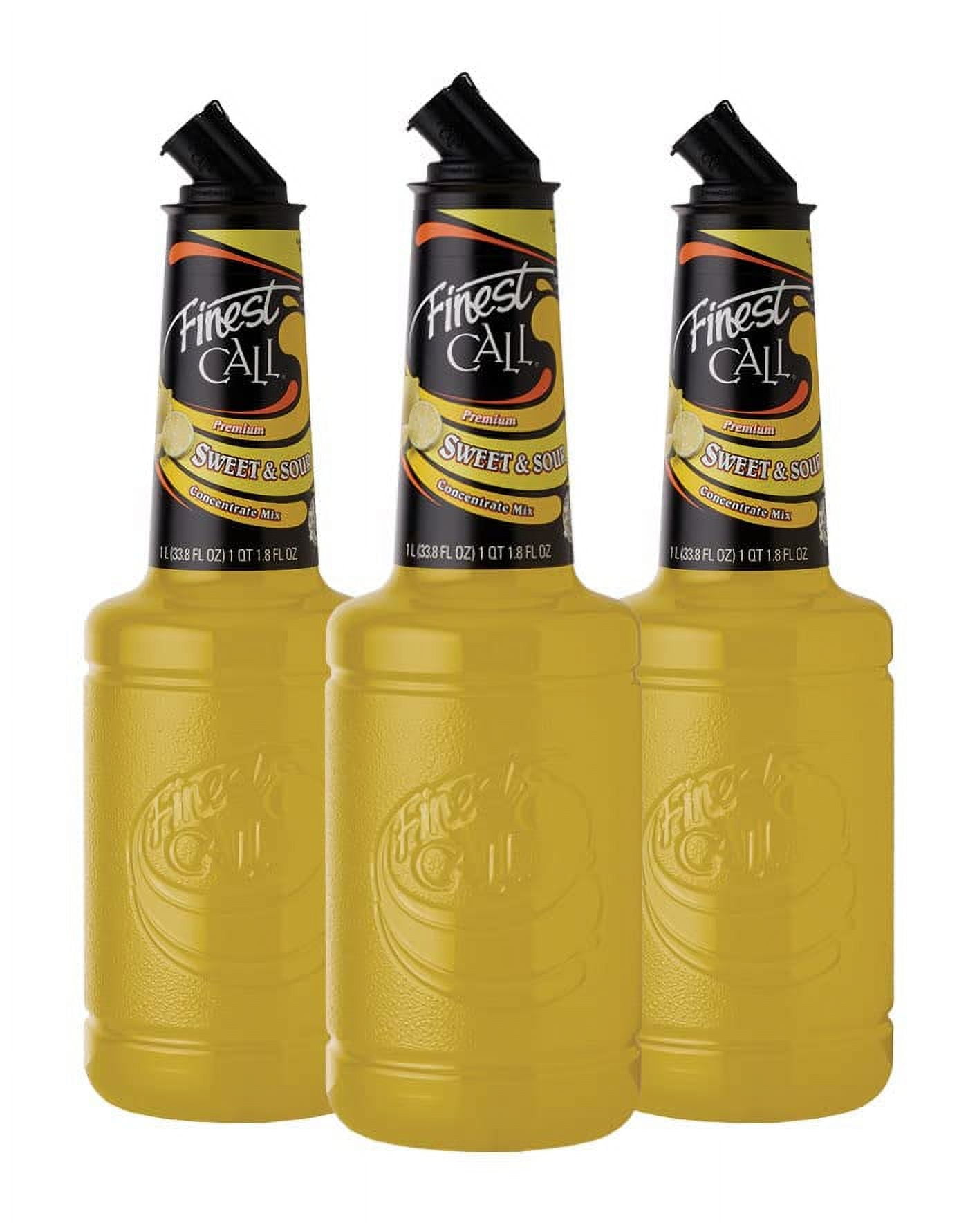 Finest Call Premium Sweet & Sour Concentrate Drink Mix, 1 Liter Bottle ...