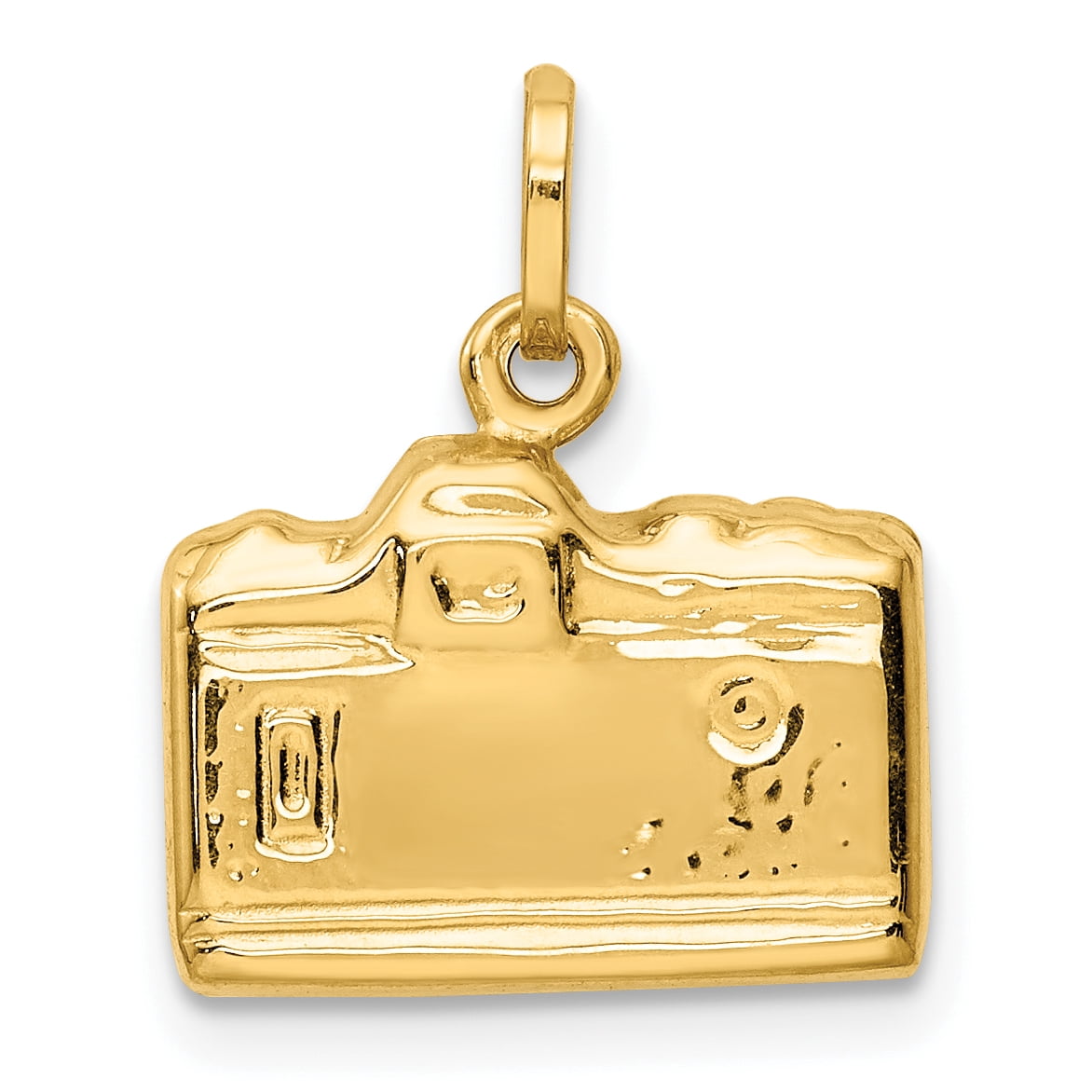 FJC Finejewelers 14k Yellow Gold 3d Polished Camera Charm - Walmart.com
