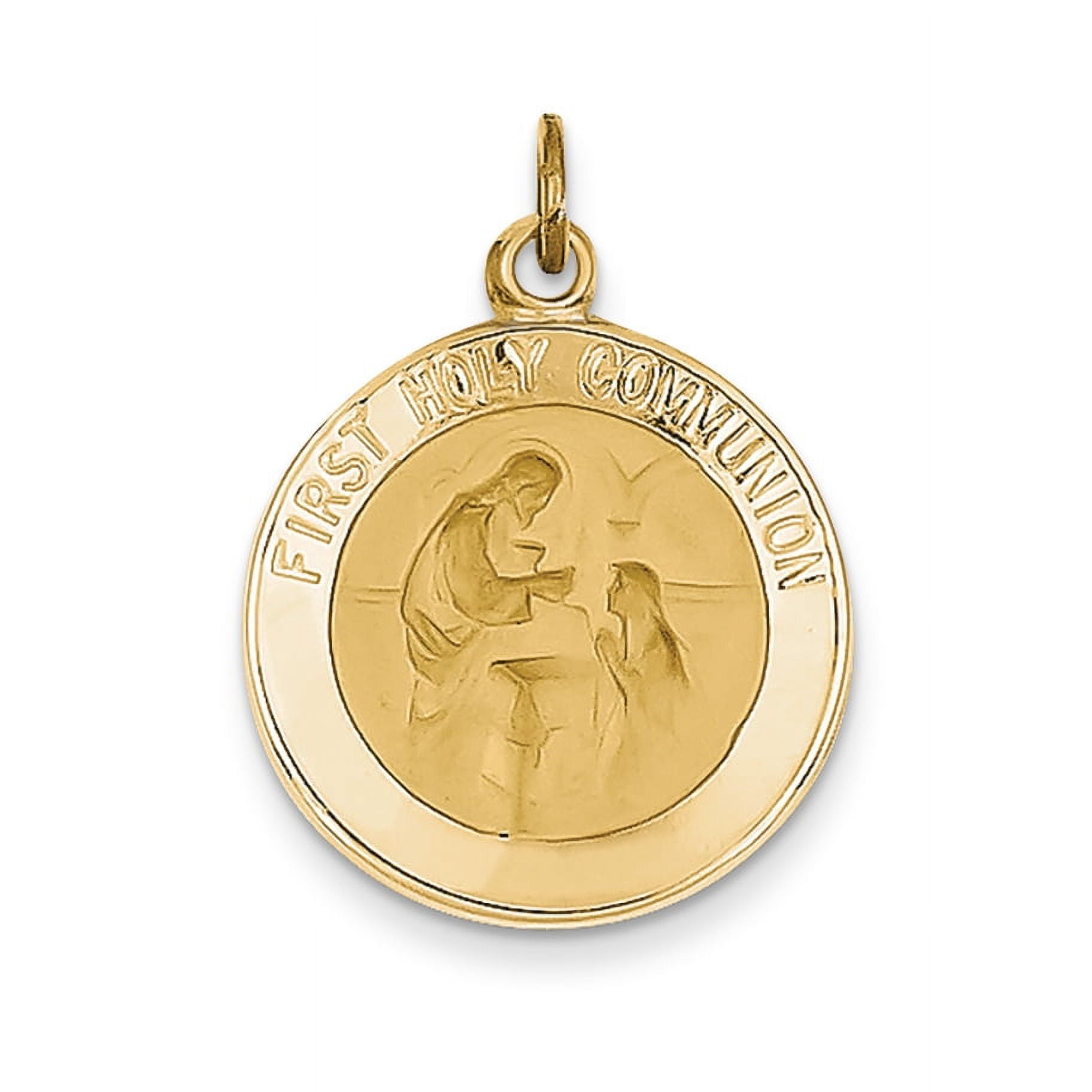 Finest Gold 14K Yellow Gold First Holy Communion Charm - Walmart.com