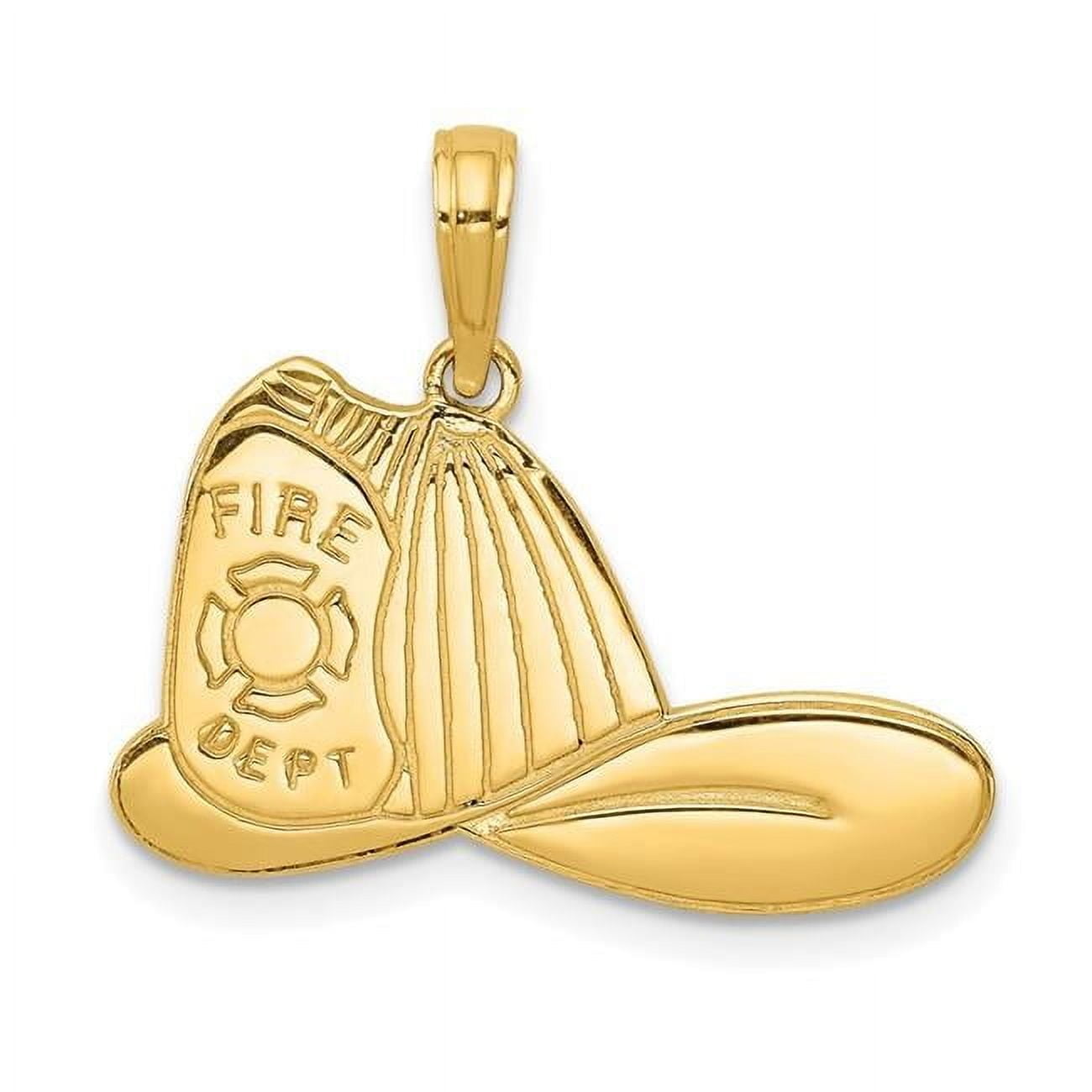 Gold Firefighter Pendant