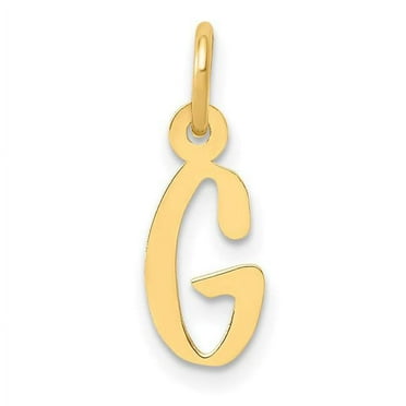 Finest Gold 10K Yellow Gold Initial C Charm - Walmart.com