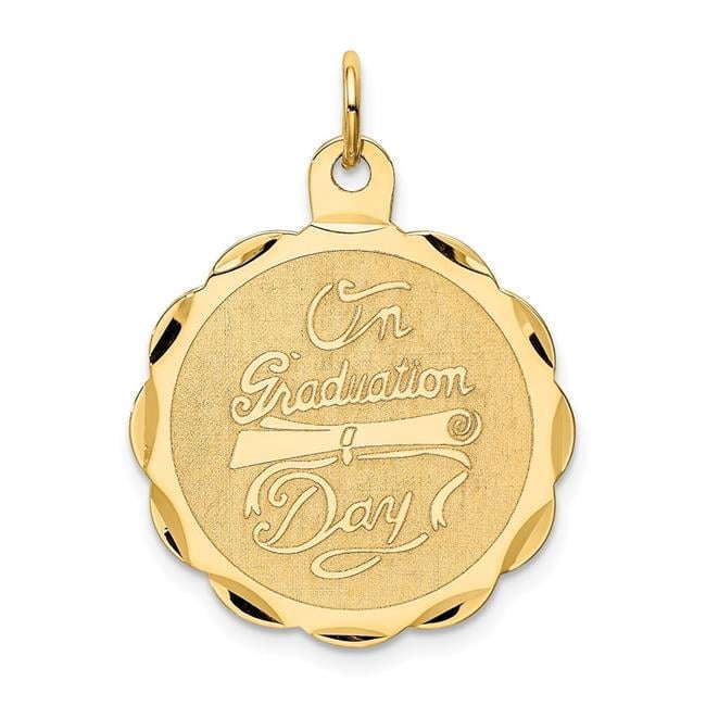 Finest Gold 14K on Graduation Day with Diploma Charm - Walmart.com