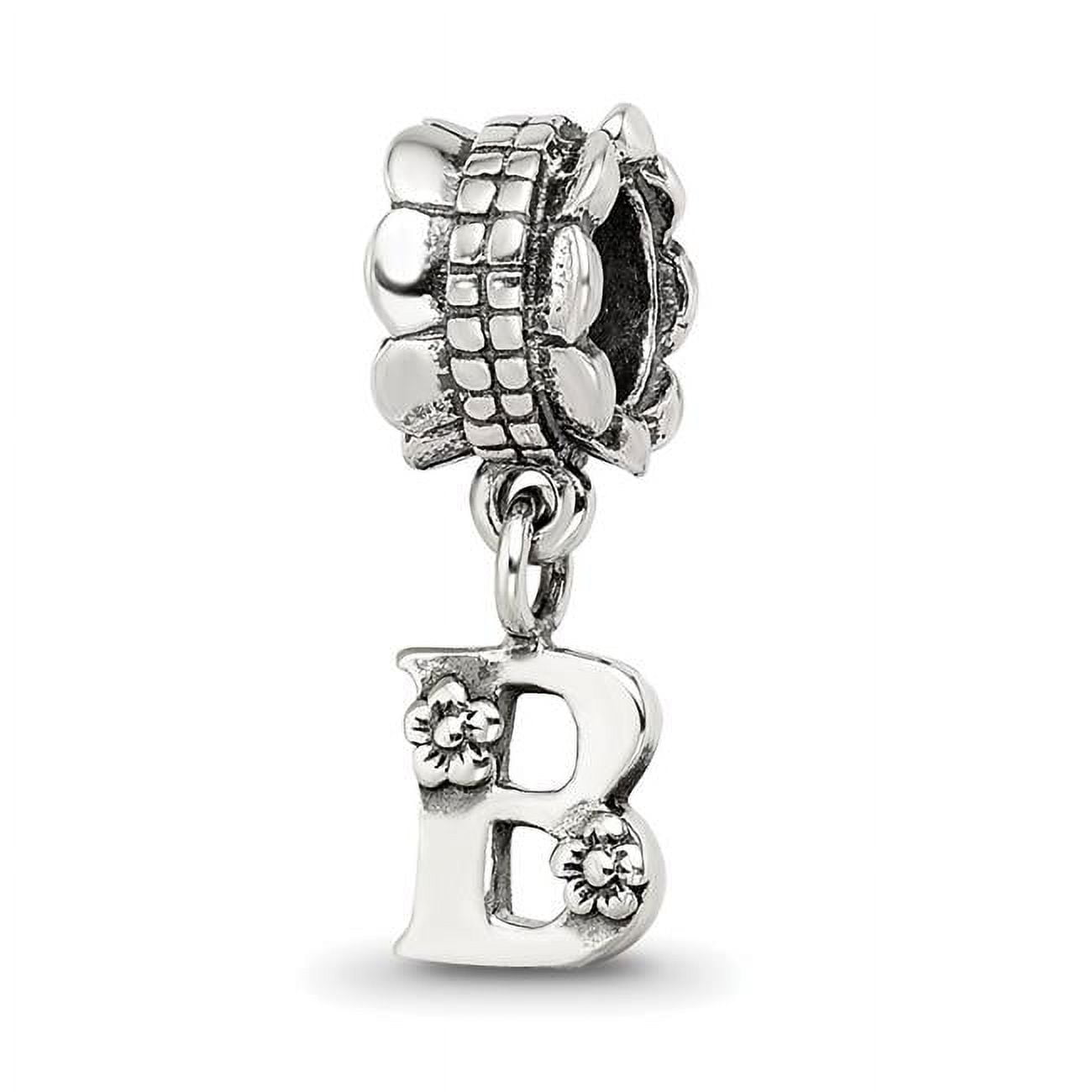 Reflection Beads Sterling Silver Reflections Letter B Dangle Bead ...