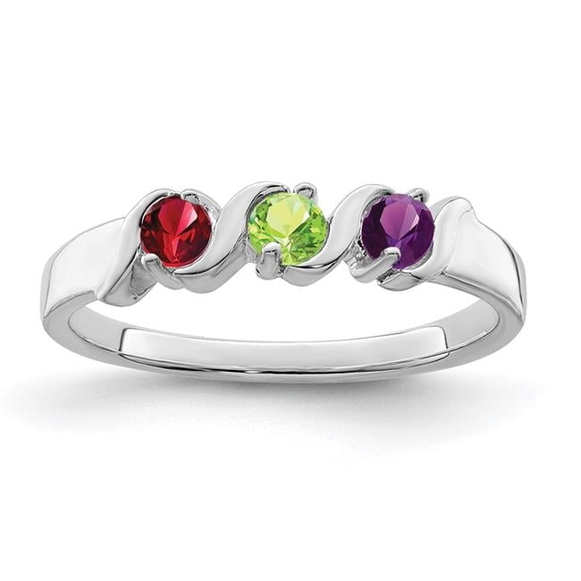 3 stone mothers ring white gold store