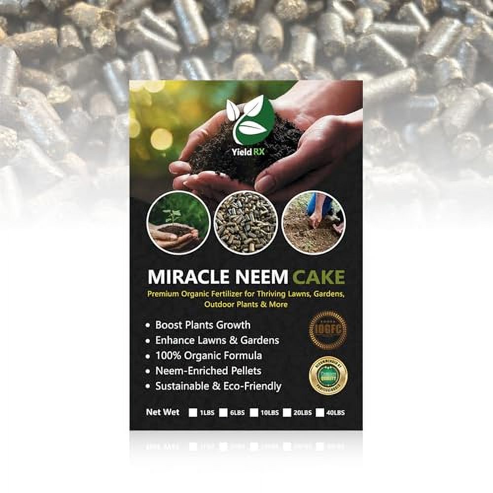 Finest Neem Cake, All Natural Fertilizer for Gardening and Soil ...