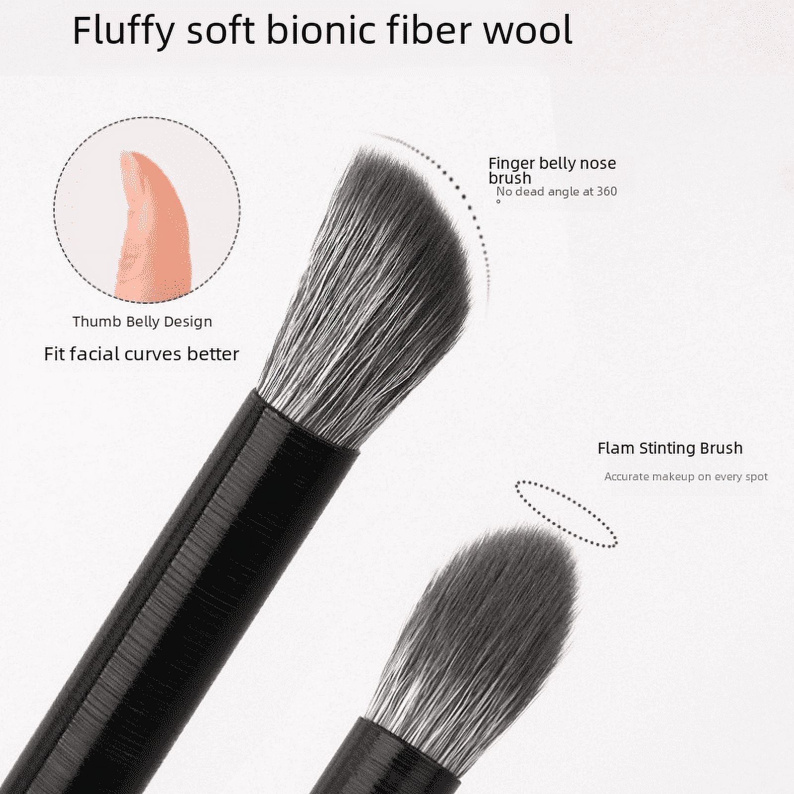 Finger Abdominal Nasal Shadow Brush Oblique Head Angle Repair Brush ...