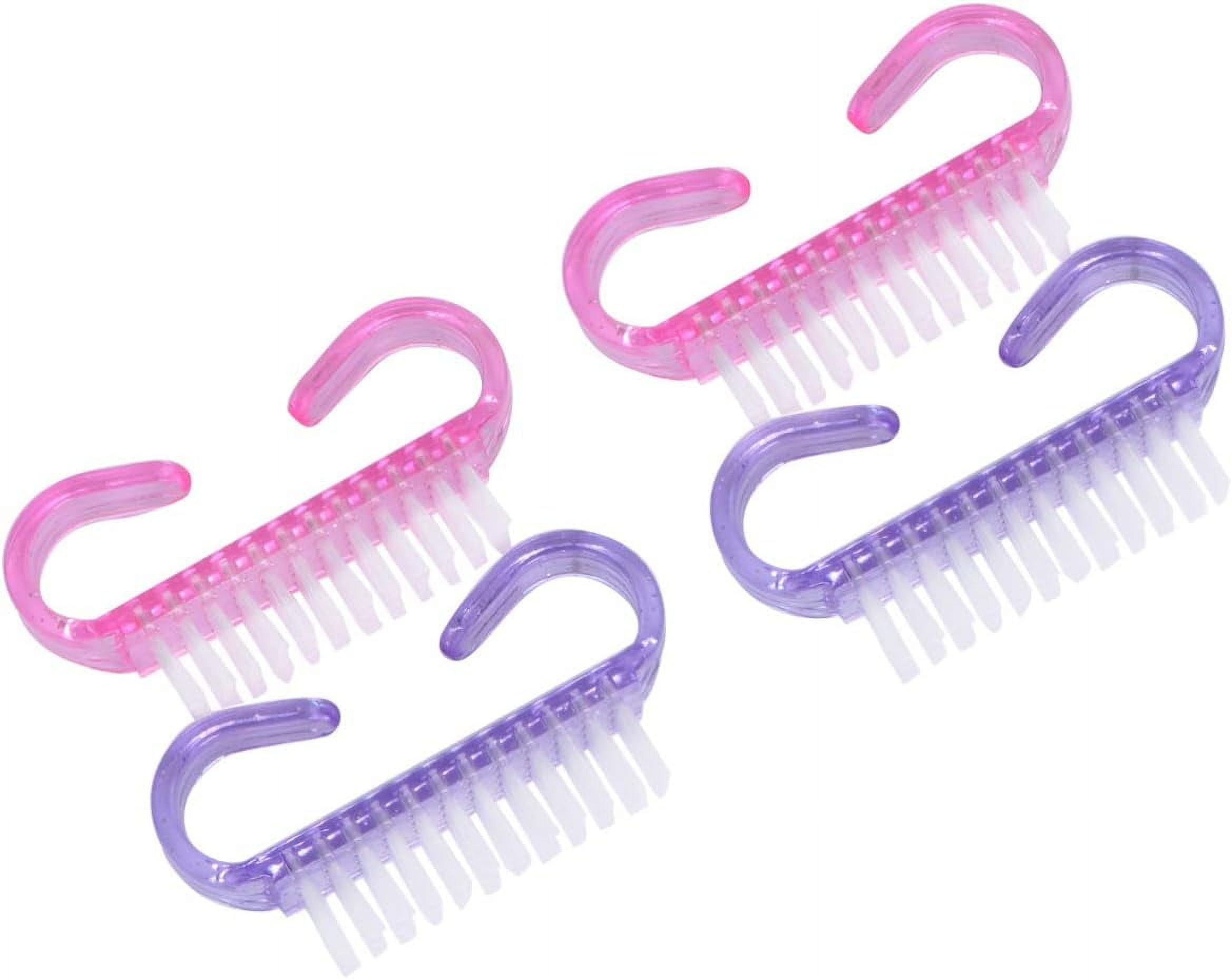 Finger Brush Nail Brush Nail Kit Nail Kit 4 Pieces Handle Grip Brush ...