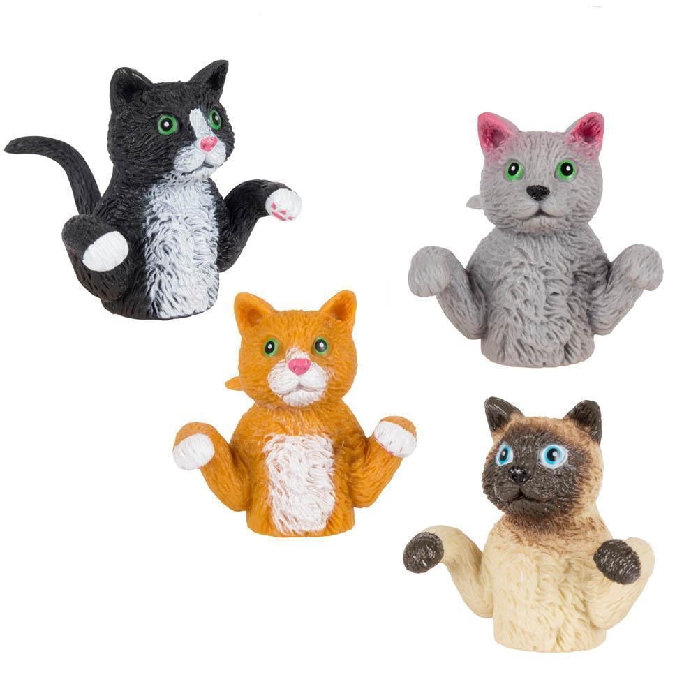 Finger Cats Finger Puppets pack of 4 - Walmart.com