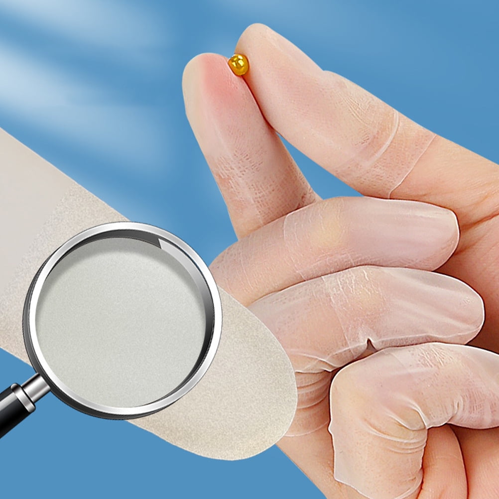 Finger Cots,300 Pcs Latex Finger Cots Disposable Fingertips Protector ...