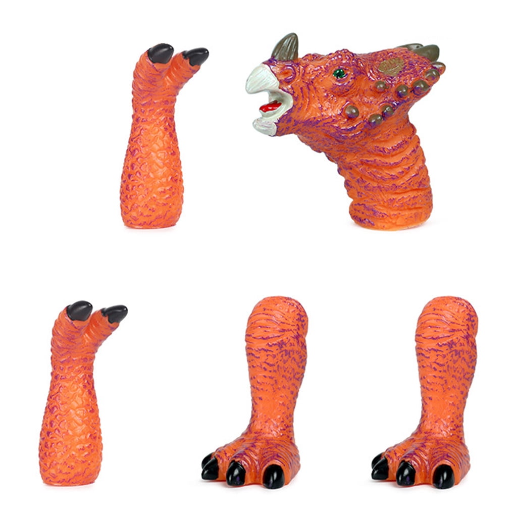 Finger Dino Puppets Christmas Kids Hand Puppets for Party Tell Story ...