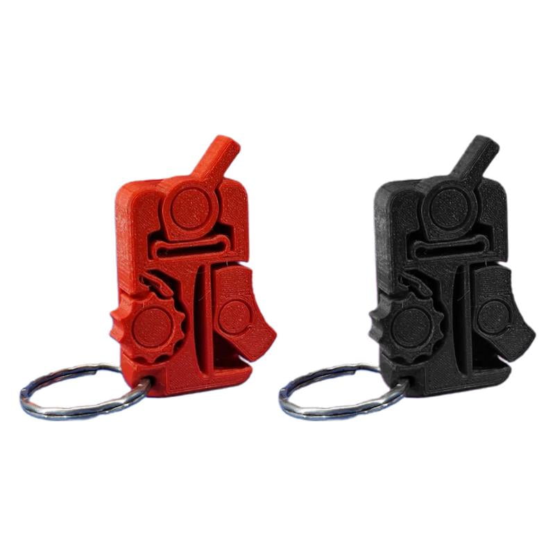 Finger Fidget Clicker Keychain Clicking Toy Travel Toys For Attention ...