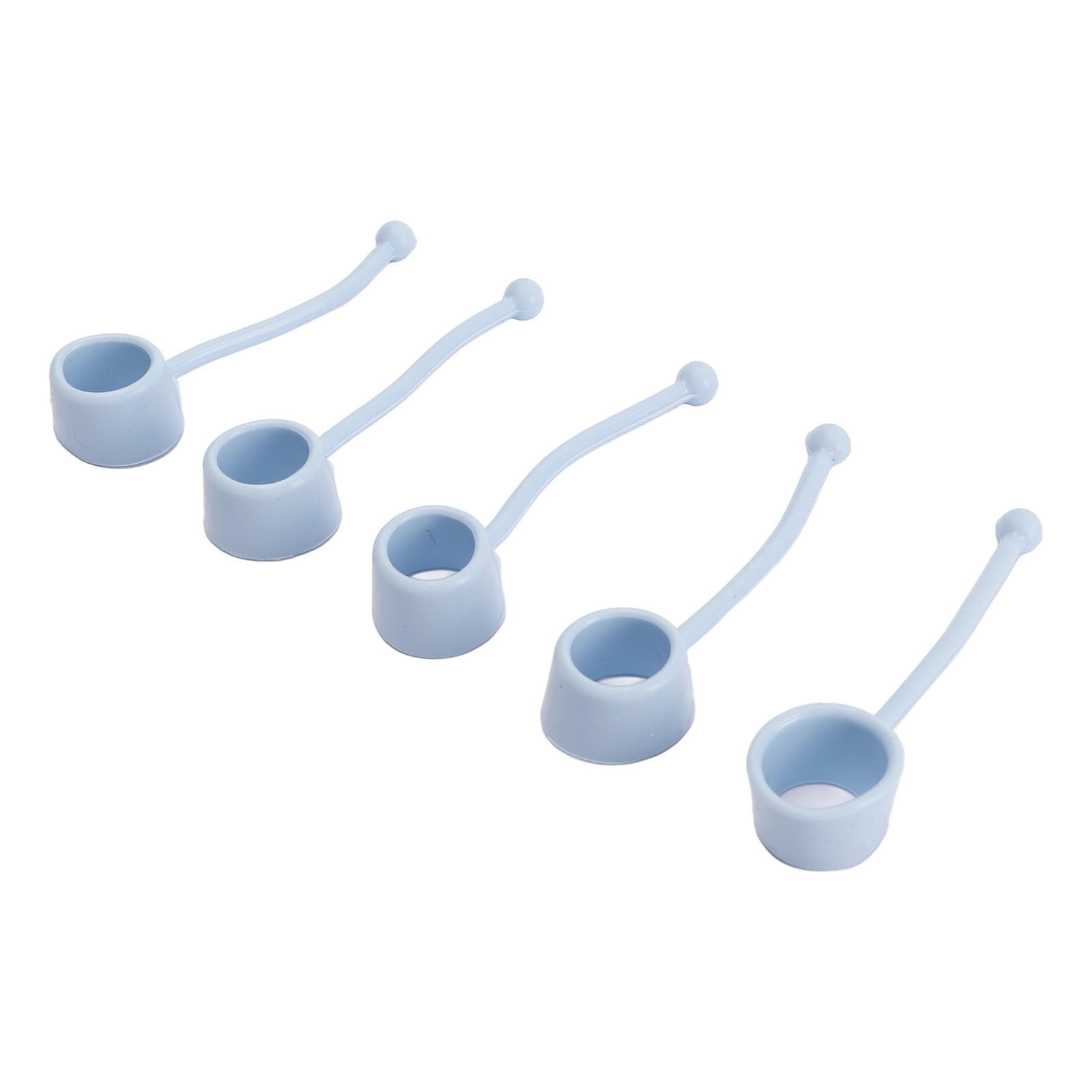 Finger Flexion Trainer Straps, 5-Piece Set, 40lb Blue, Soft Wrist ...