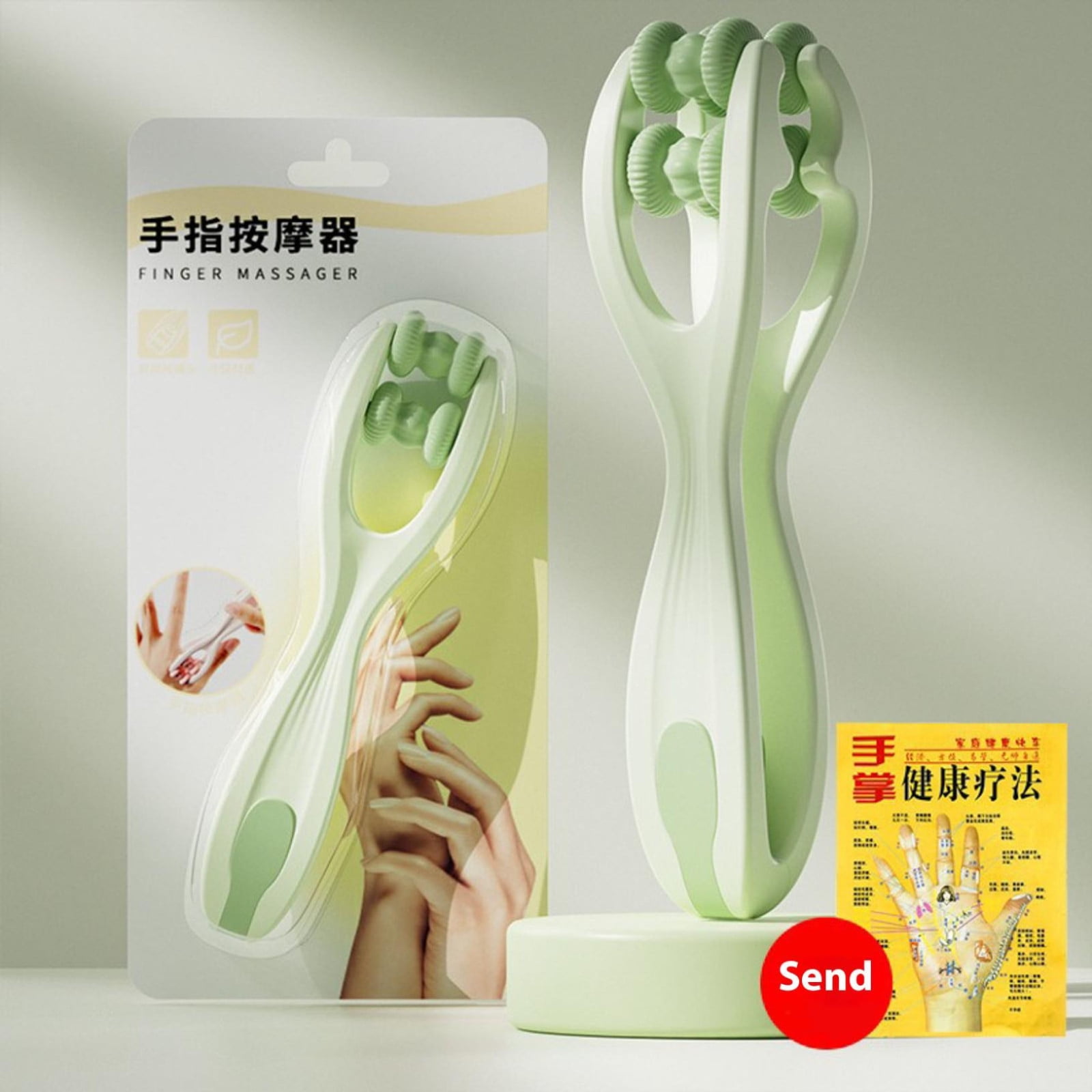 Finger Flow Massage Roller Silicone Hand Tool for Muscle Relaxation and ...