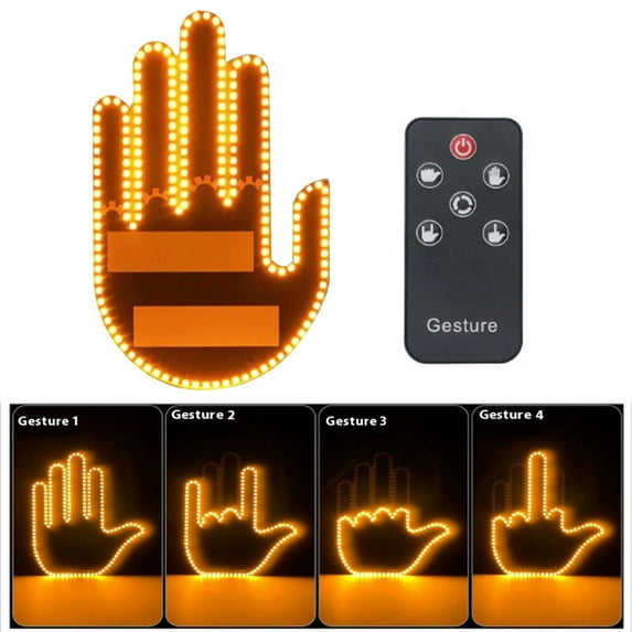 Finger Gesture Light with Remote LED Gesture Light for Car Front and ...
