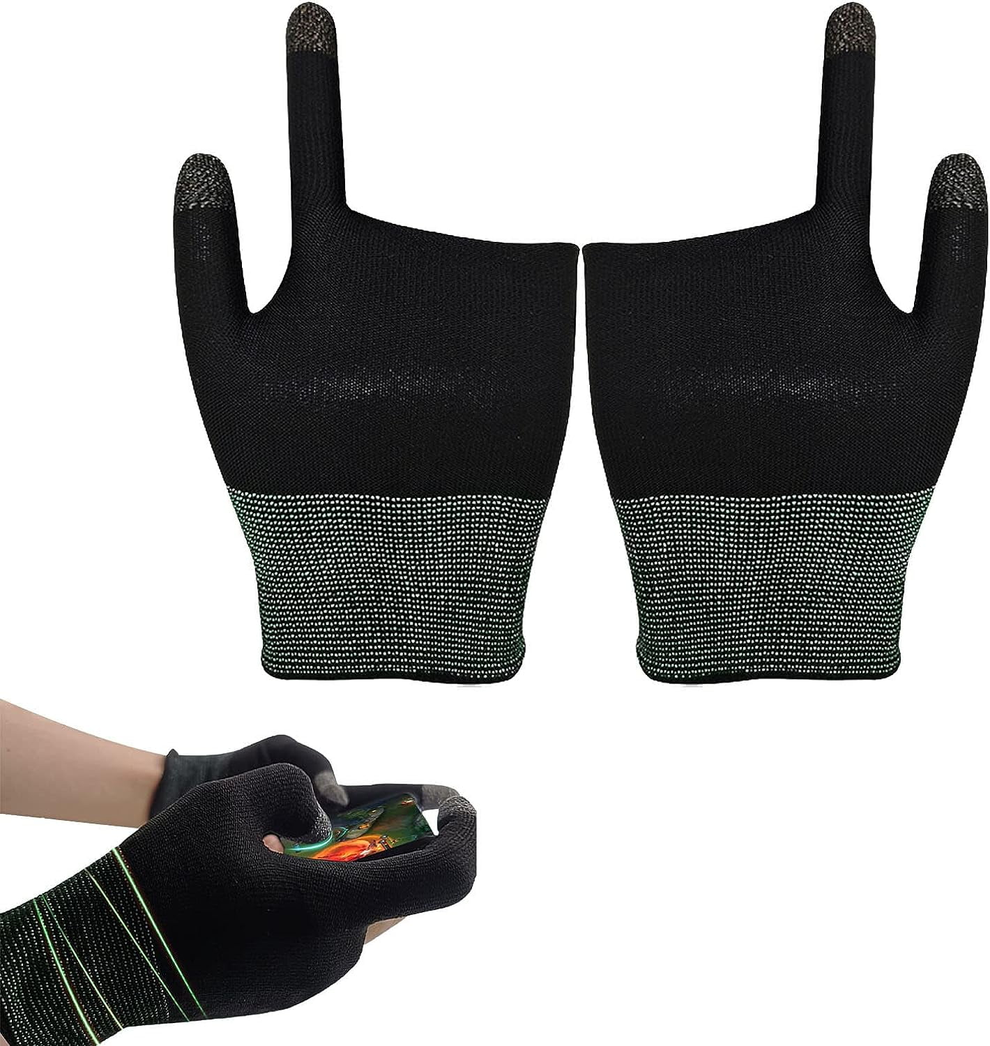 Finger Gloves - Game Controller Thumb Sleeves | 1 Pair Two Finger ...