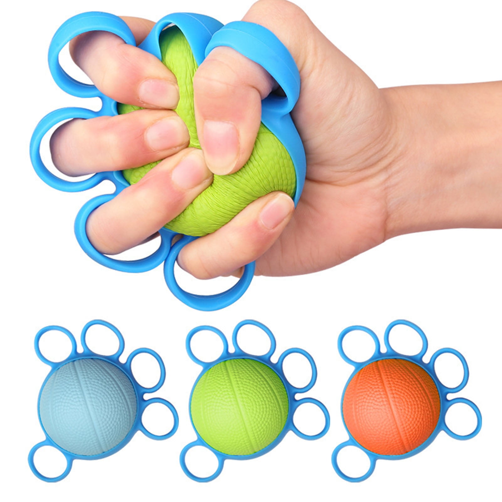 Finger Grip Ball Massage Non-slip Rehabilitation Training Ergonomic ...