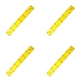 Finger Grip PVC Ruler, Colored Tape Measure For Home Office, 12 Inch ...