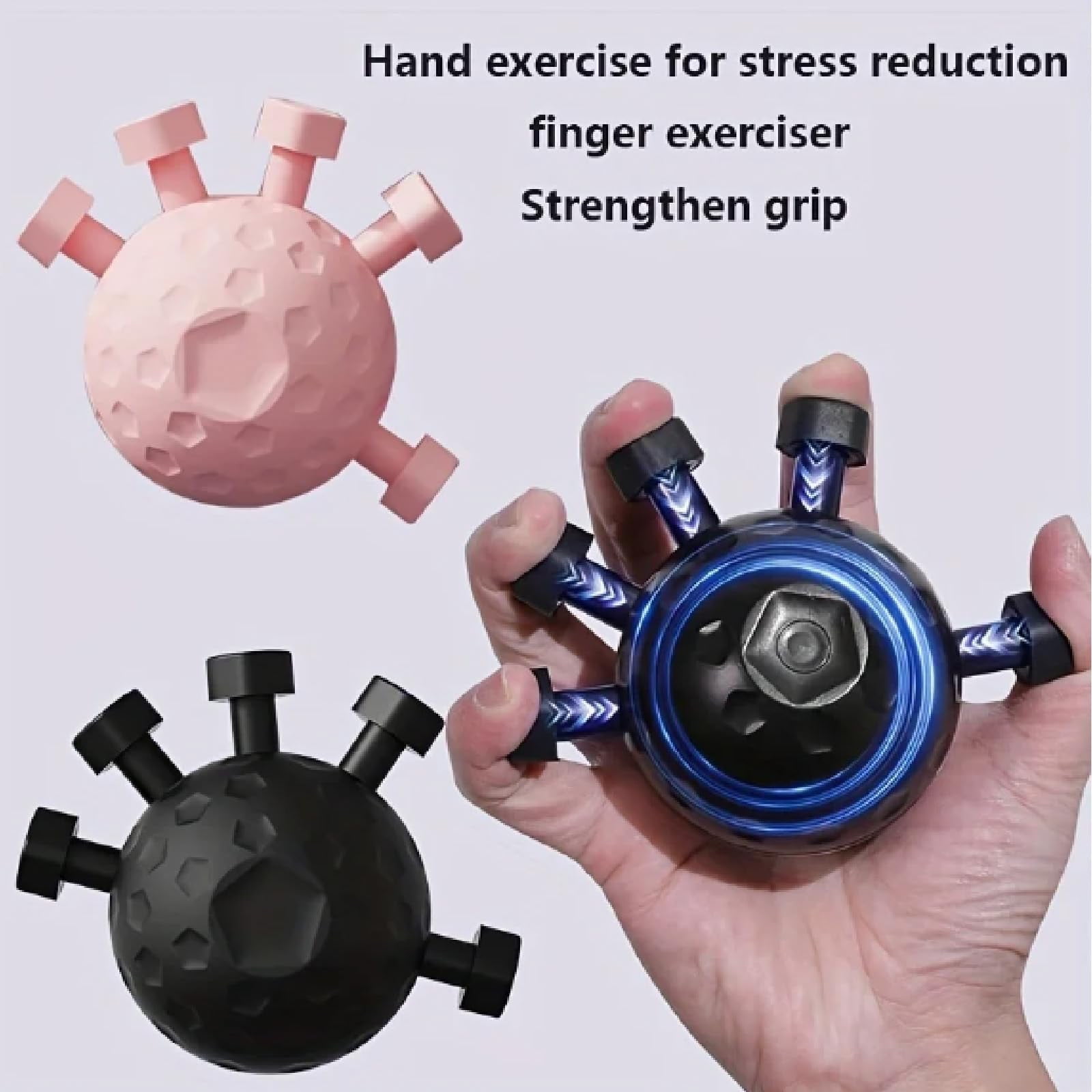 Finger Grip Trainer, Hand & Finger Strength Training Device, Spherical ...