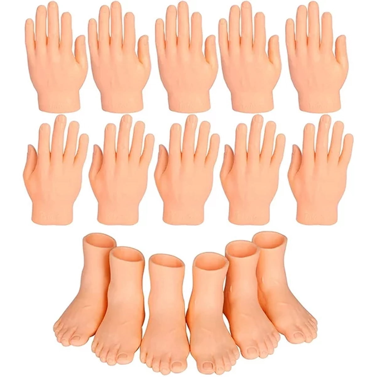 Finger Hands and Feet Combo, Small Tiny Finger Hands and Feet Left ...