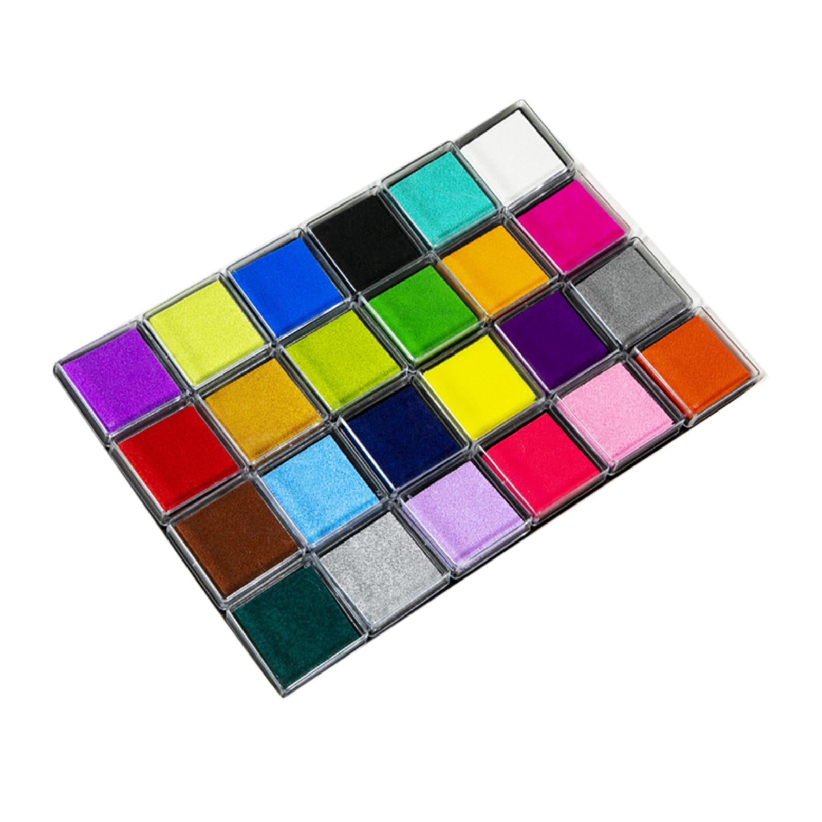 Finger Ink Pads Creative Washable 24 Multicolor Ink Stamp Pads for ...