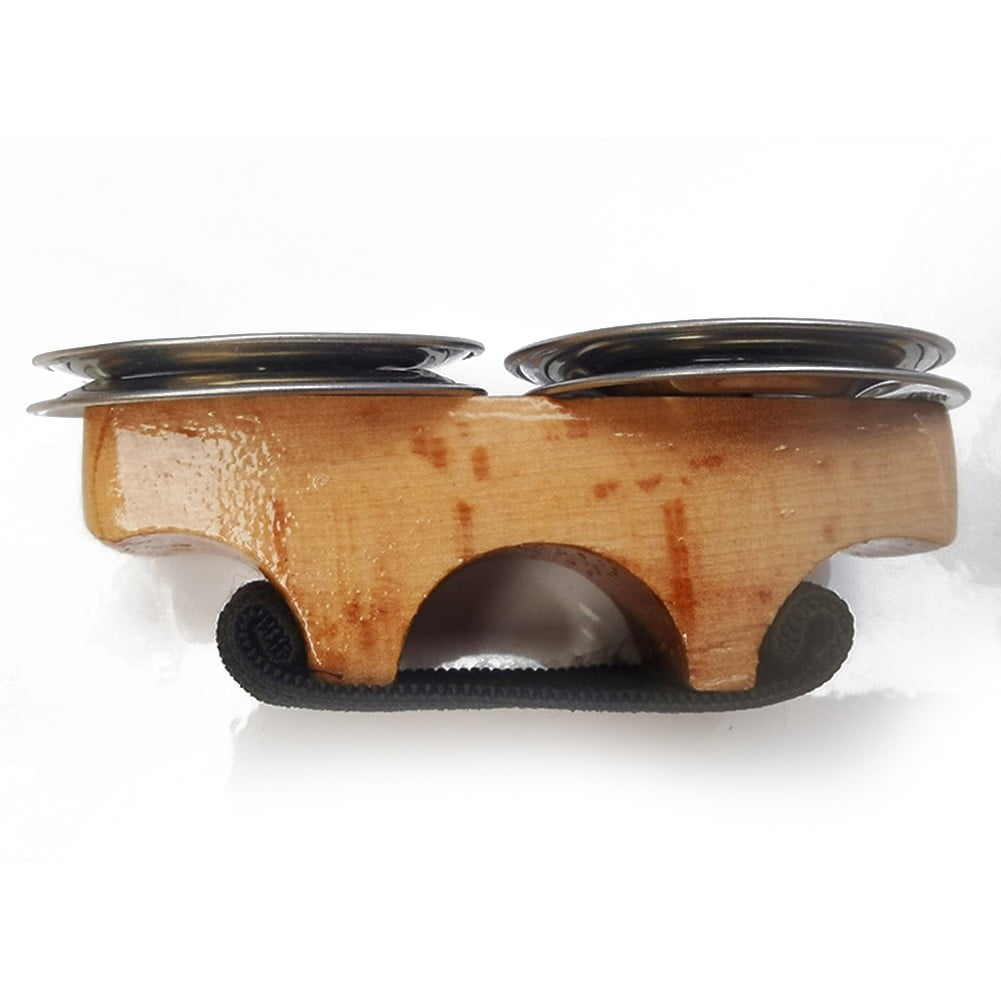 Finger Jingles Tambourine Steel Jingles Handheld Percussion for Cajon ...