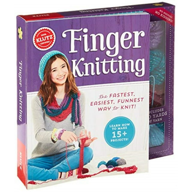 Finger Knitting Book Kit- - Walmart.com