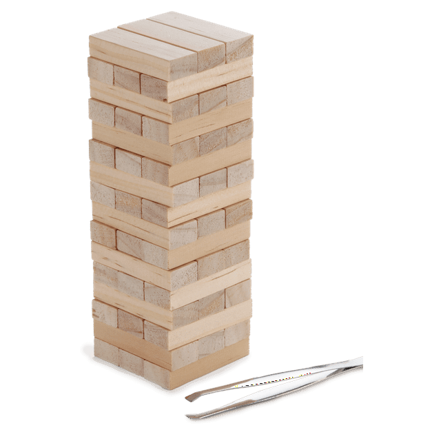 Finger Mini Wooden Topple Tower - Learning Tower Game - Test Your ...