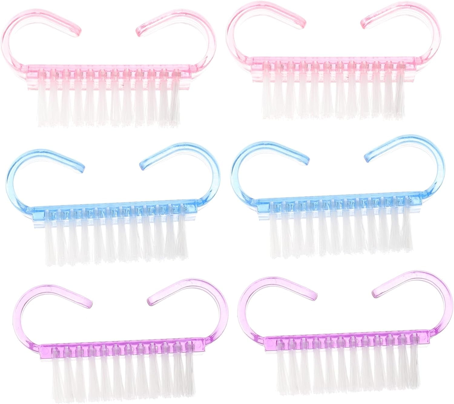 Finger Nail Brushes 6pcs Nail Dust Brush Fingernail Cleaner Mini Brush ...