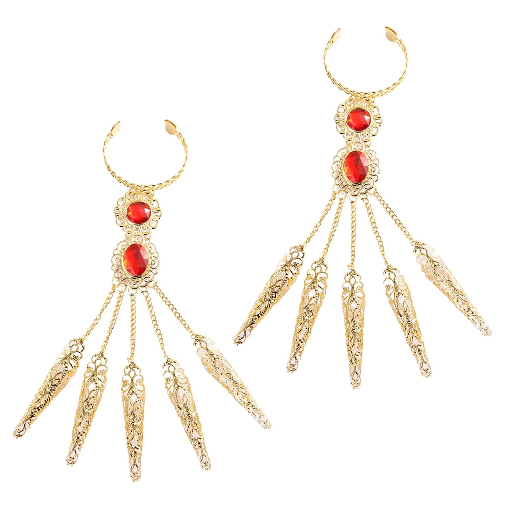 Finger Nail Tip Claw Ring Full Finger Set Metal Fingernail Claw for ...