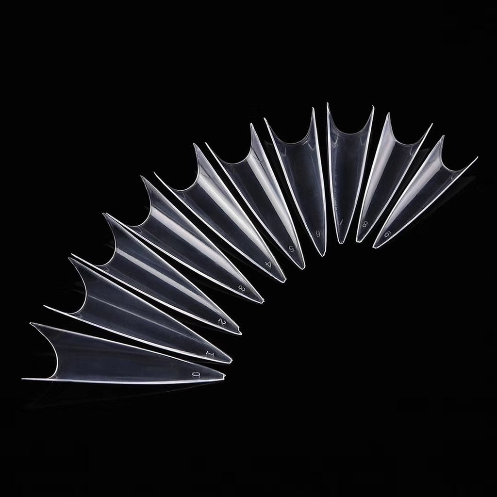 Finger Nails Tips Clear Nail Extension Forms Nails Medium Length Tips ... Finger Nails Tips Clear Nail Extension Forms Nails Medium Length Tips ...