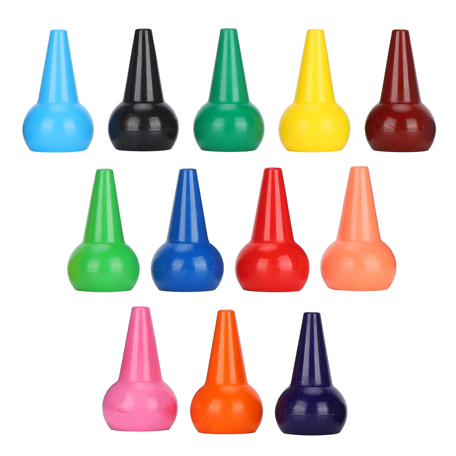 Finger Paint Crayons, Paint Crayons 12 Colors 3D NonToxic Stackable ...