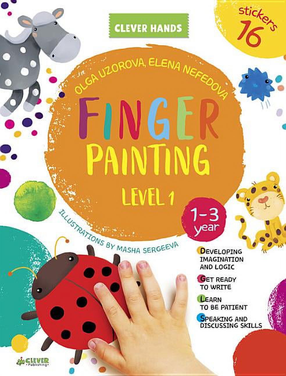 Finger Painting. Level 1: Stickers Inside! Strengthens Fine Motor ...