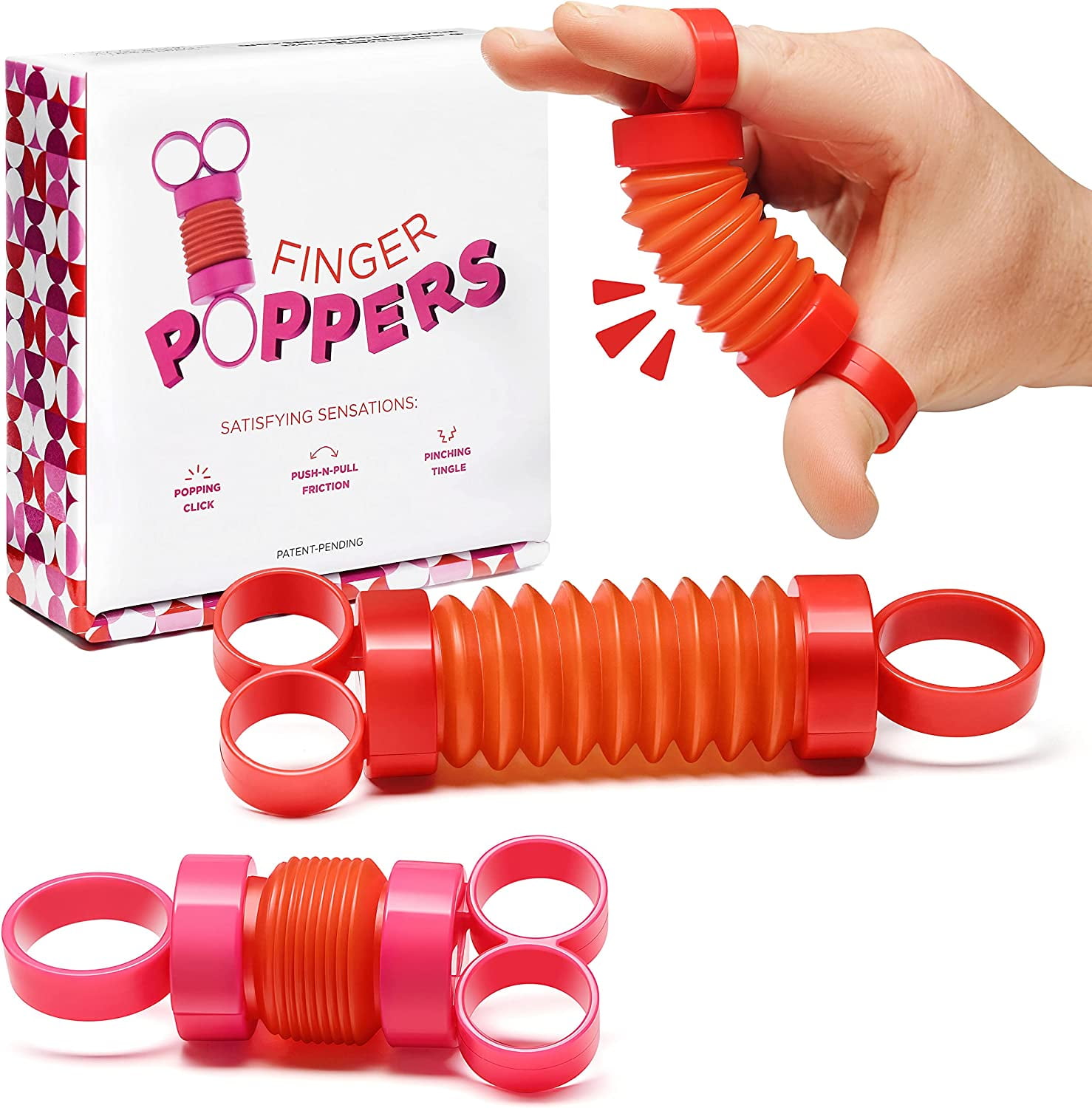 Finger Poppers Fidget Toys, Finger Fidgets for Women, Men, and Young ...