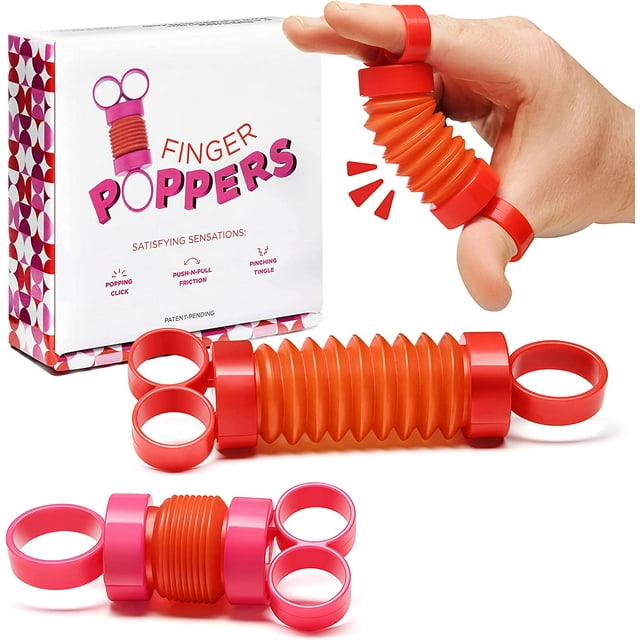 Finger Poppers Fidget Toys, Finger Fidgets for Women, Men, and Young ...