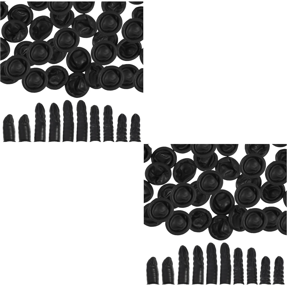 Finger Protector Rubber Dust-Free Stall Clean Multifunction Thumb 400 ...